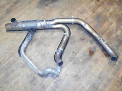 17-22 Harley Touring OEM Header With Cross-under Pipe & HEAT SHIELD | eBay