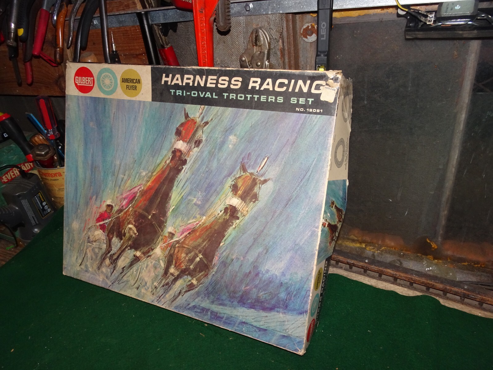 GILBERT AUTO RAMA HARNESS RACING SULKIES SET !!AMERICAN FLYER Crazy | eBay