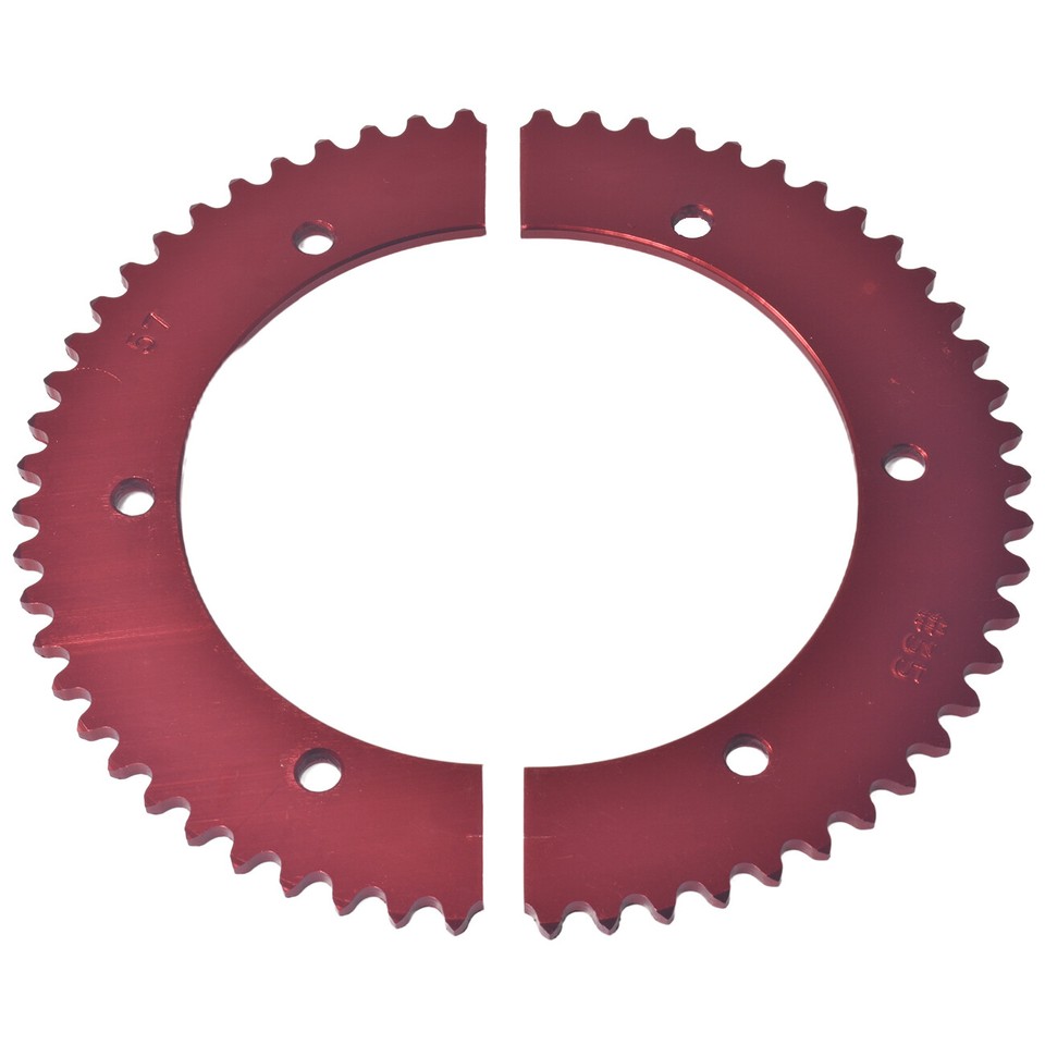 Chain Sprocket Go Kart Split Aluminum Sprockets Multiple Sizes Mini ...