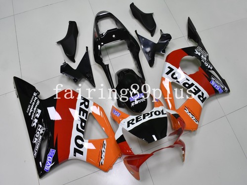 Black Red Orange REPSOL ABS Injection Fairing Kit Fit for CBR954RR 2002 ...