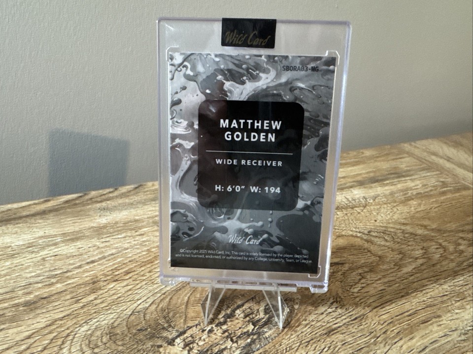 2025 Wild Card Splat Matthew Golden 4/8 | eBay