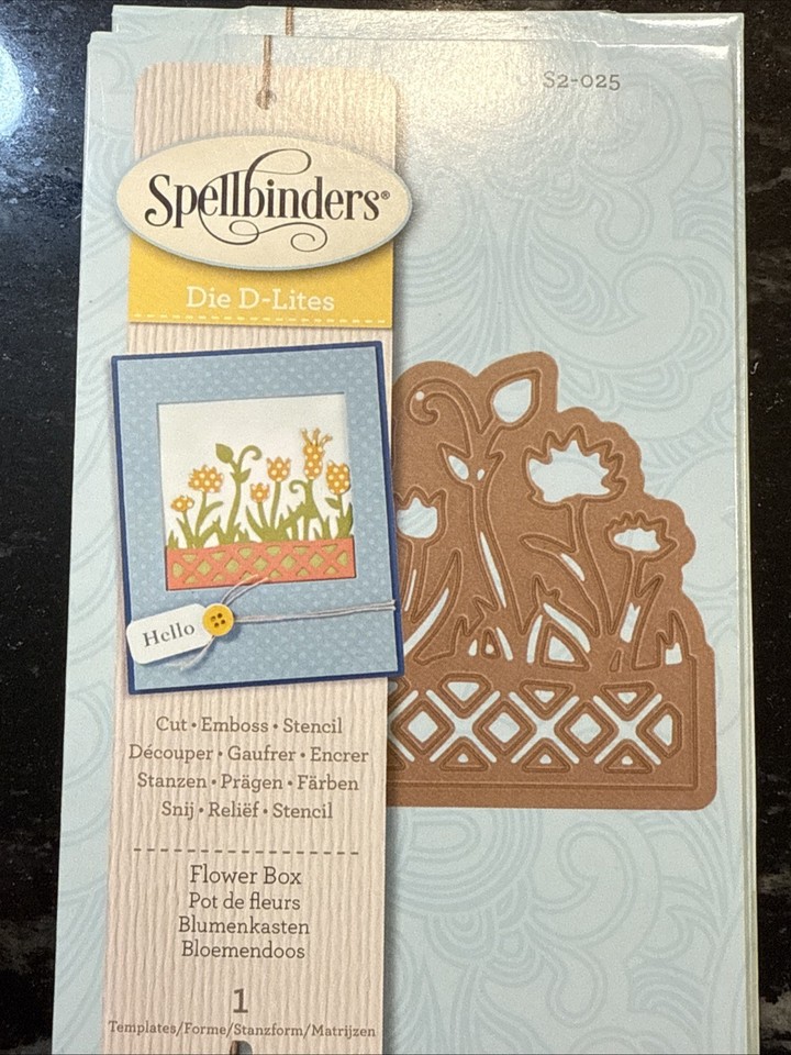 Lot of 6 Spellbinders Die D Lites Cut Emboss And Stencil Sets New ...