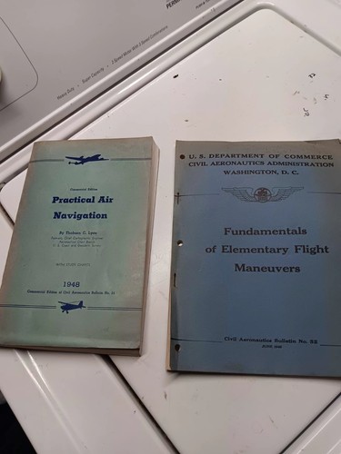 1943-48 2 Pilot Training Manuals PRACTICAL AIR NAVIGATION -FLIGHT ...