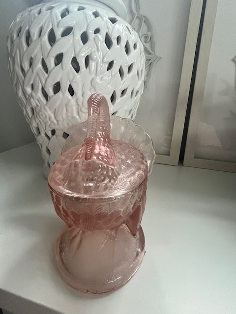 Pink Turkey Heavy 2 Piece Candy Trinket Soup LE Smith? Flaw hi | eBay