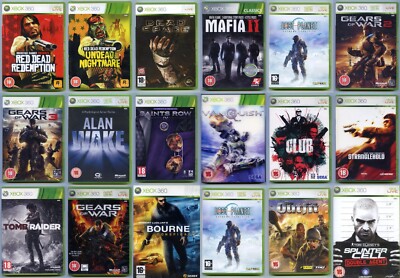 XBOX 360 3rd PERSON SHOOTER Games Pick Your Own Bundle from 99p Max £3. ...