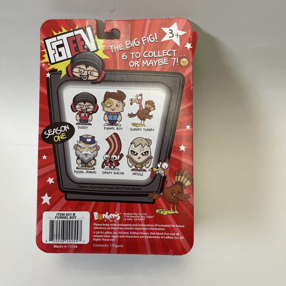 FUNNEL BOY Figure - The Big Fig! FGTeeV SEASON 1 - Bonkers Toys FGTV | eBay