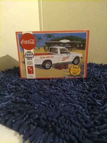 AMT Coke Coca-Cola 1980 Dodge Ram D-50 Pickup 1/25 Model Kit AMT1306M ...