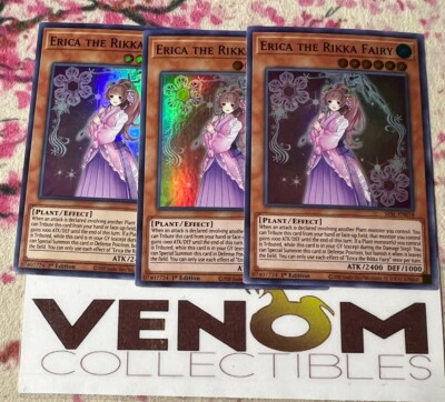 3x (M/NM) - Erica the Rikka Fairy - SESL-EN018 - Super Rare - 1st ...