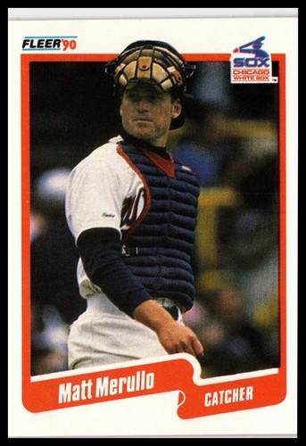 1990 Fleer #542 Matt Merullo Chicago White Sox | eBay