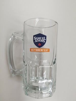 Samuel Adams Octoberfest Seasonal Brew Beer Glass Stein Mug 1L | eBay