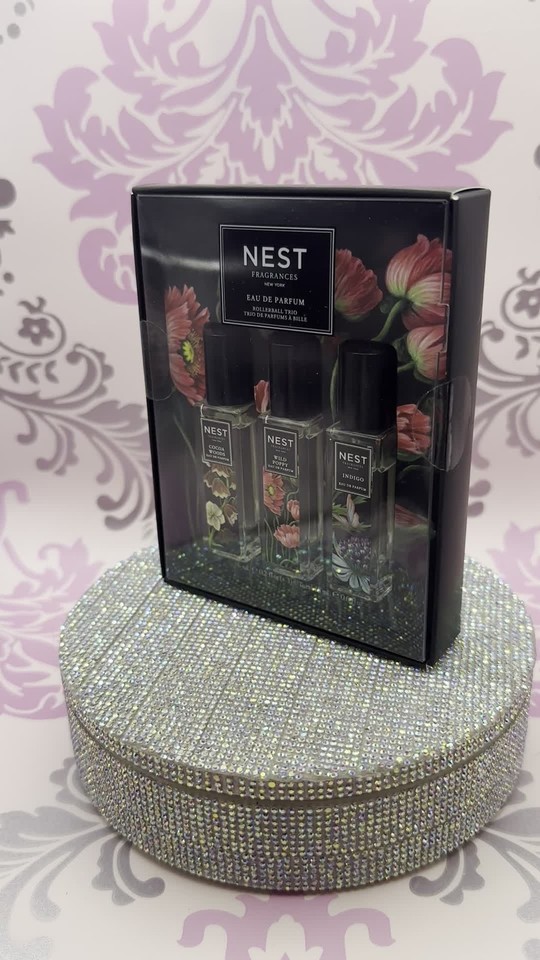 NEW Nest Rollerball Trio Eau De Parfum Cocoa Woods + Wild Poppy + Indigo 6ml x 3 | eBay