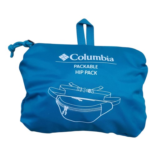 Columbia Lightweight Packable Hip Pack with Adjustable Belt Blue | eBay