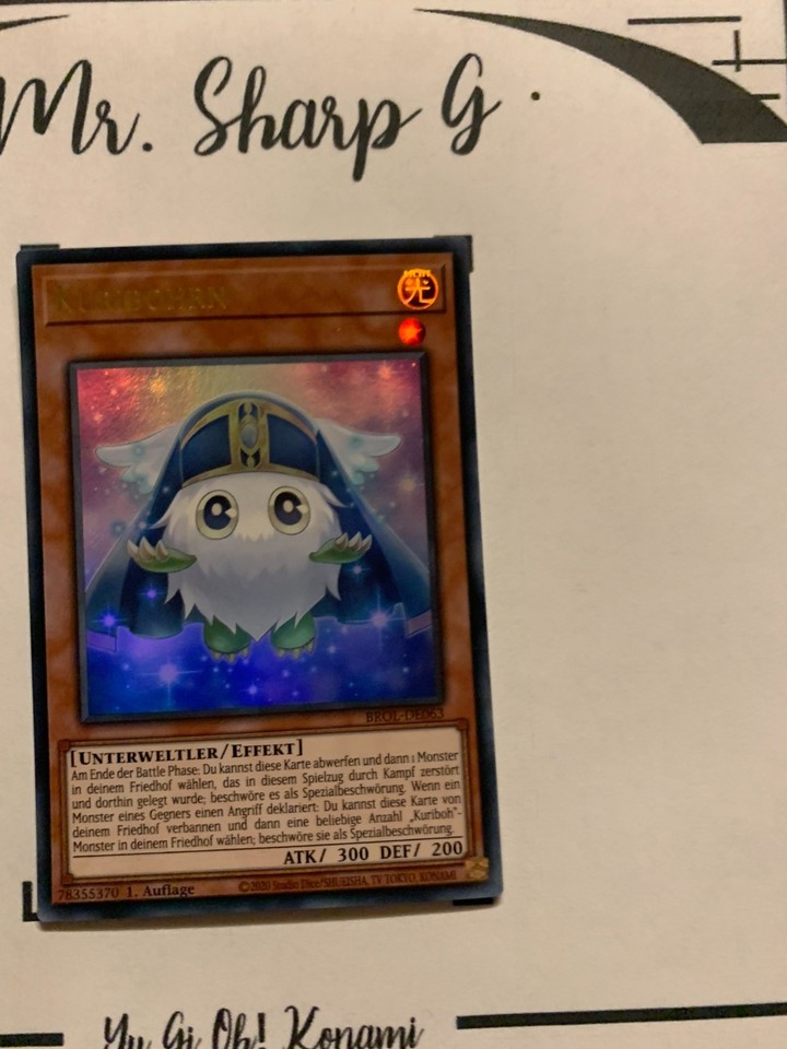 KURIBOHRN - 1. AUFLAGE BROL-DE063 DEUTSCH Yu-Gi-Oh! CARD ULTRA RARE ...