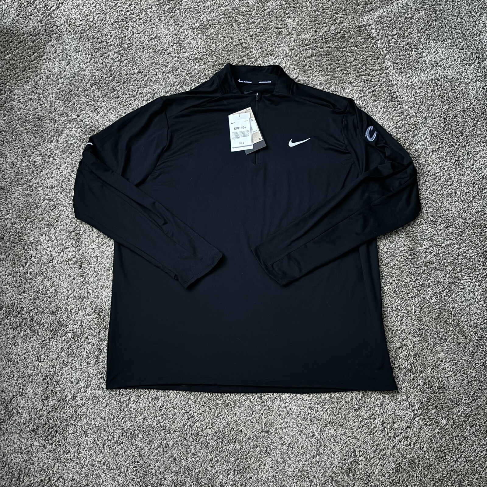 Nike Element 5.0 Dri Fit Size 2XL Men's Long Sleeve Top Black DD4756 ...