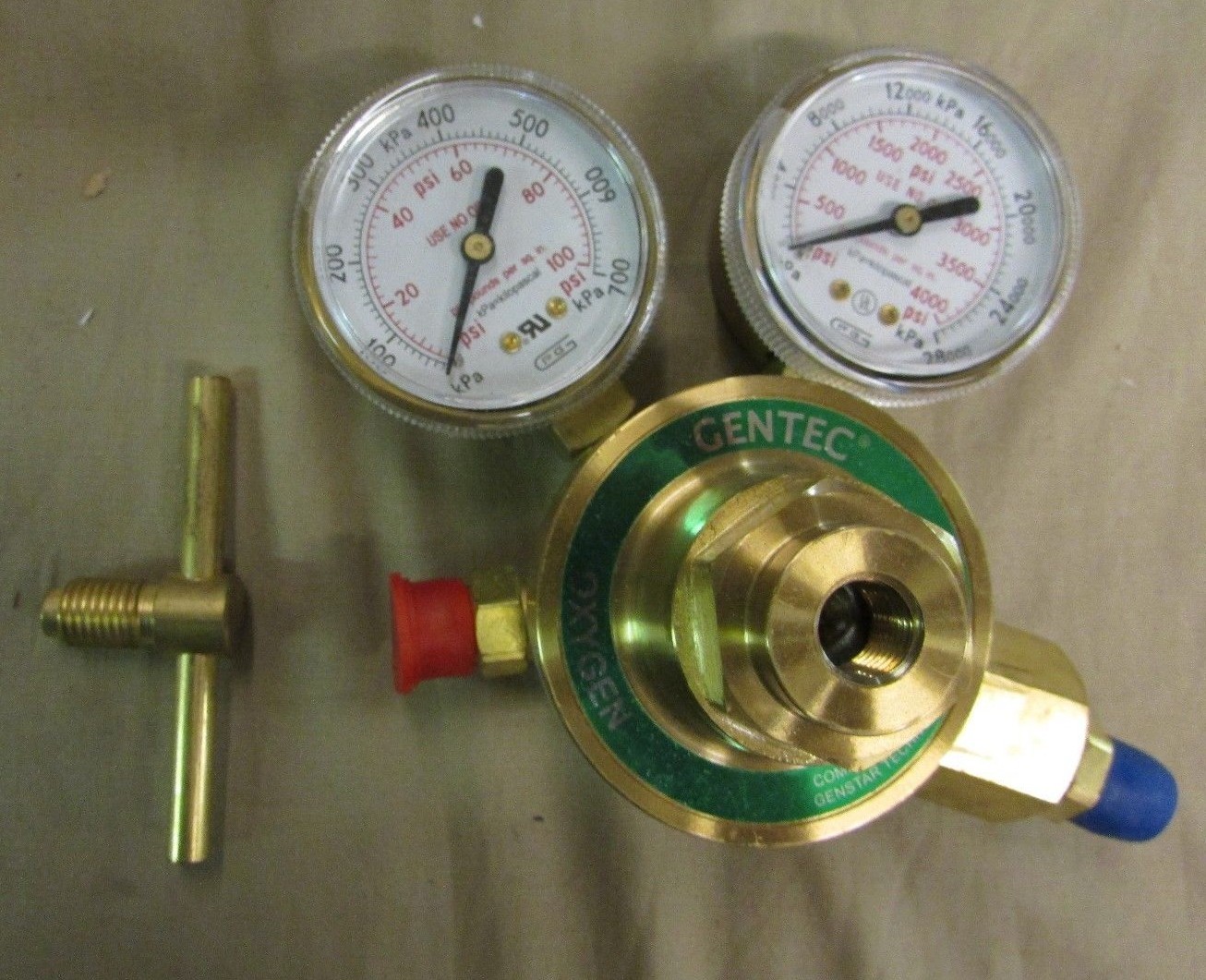 New Gentec COMPRESSED GAS REGULATOR CGA540 Oxygen 752X-80 | eBay