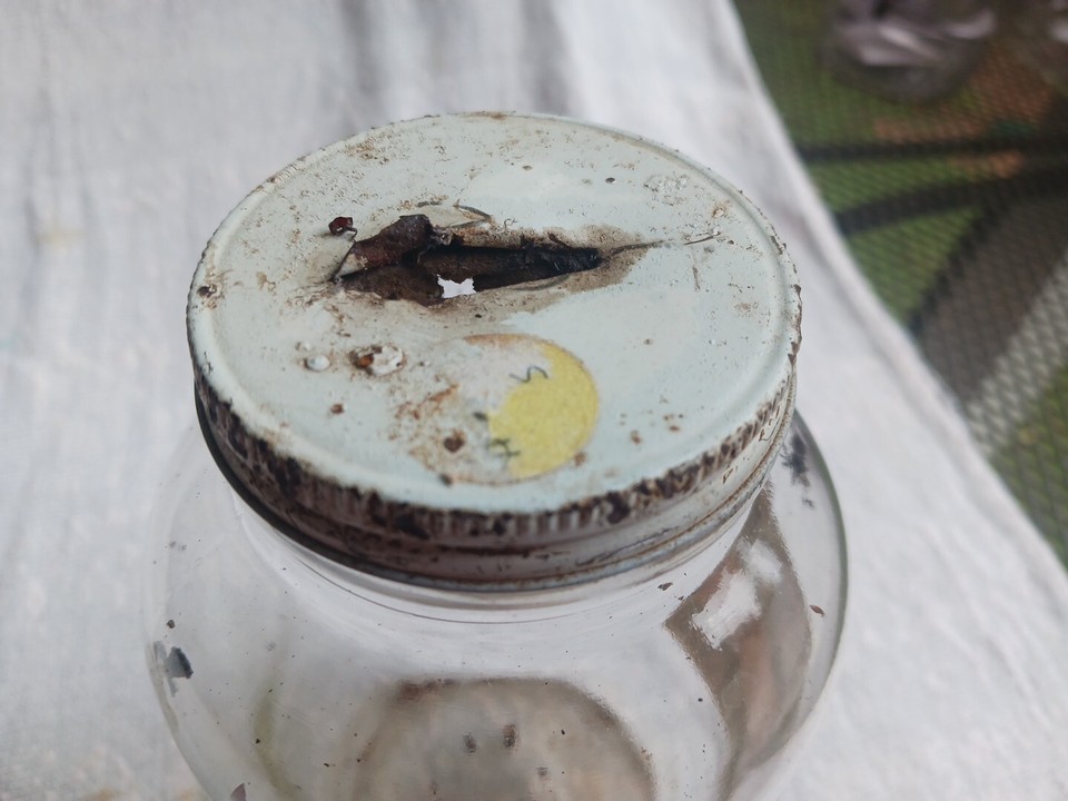 Speas Vinegar Quart U-Savit Jar Paper Label Amber Distilled Kansas City ...