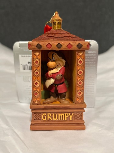 Disney Parks Grumpy Light-Up Sketchbook Christmas Ornament Snow White ...