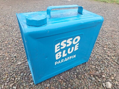 Vintage Esso Blue Paraffin Petrol Can Restored FREE UK P&P | eBay UK
