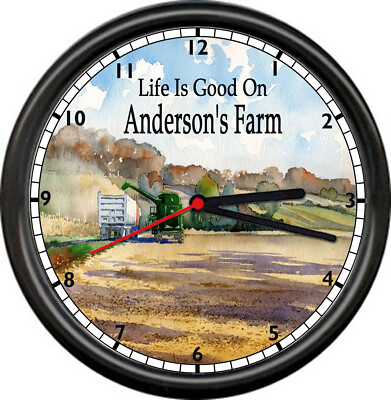 Personalized Tractor Family Farm Farmer Barn Country Life Is Good Wall ...