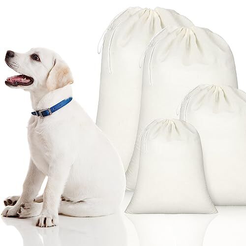 Muslin Bags Cloth Bags with Drawstring Large Storage Bags Bulk Cotton ...