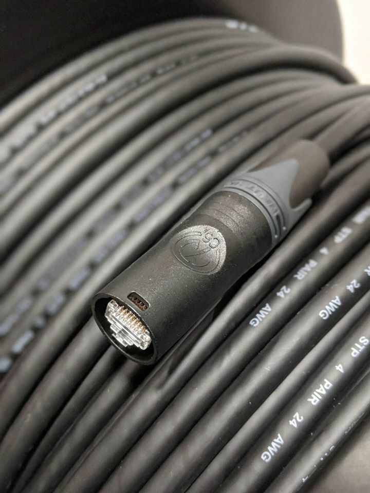 Super CAT5E 200 ft Tactical Shielded Ethernet Reel Snake Cable ...