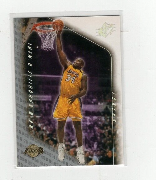 2000-01 Shaquille O'Neal SPX #37 Free Shipping (B-591) | eBay
