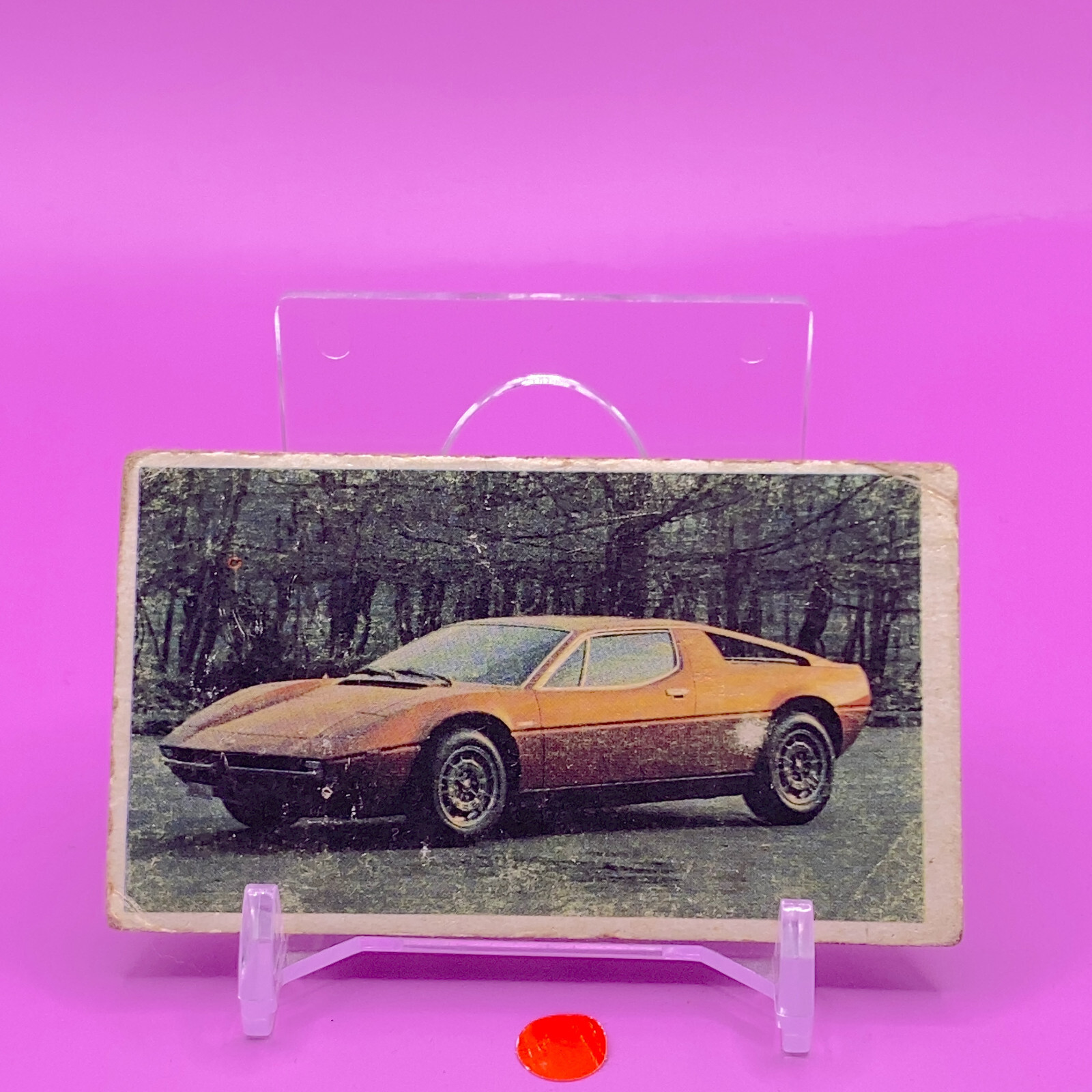 Car Card Retro Back Side Playing Cards Diamond 4 Menko Made In Japan F ...