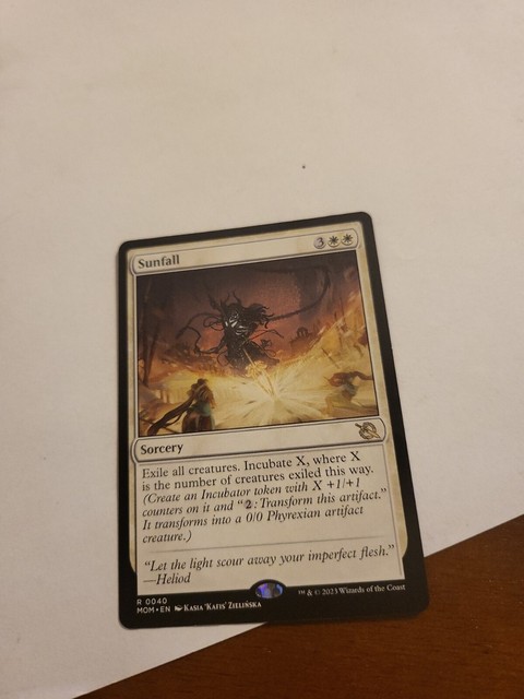 MTG Sunfall March of the Machine 0040 Regular Rare for sale online | eBay
