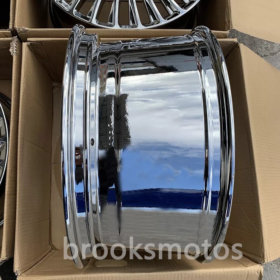 1PC CUSTOM CHROME MULT SPOKE STYLE WHEELS RIMS FITS MERCEDES BENZ W222 ...