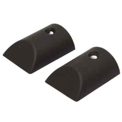 Boat Rub Rail End Caps | 1 x 1/2 Inch Matte Black Plastic (Pair) | eBay