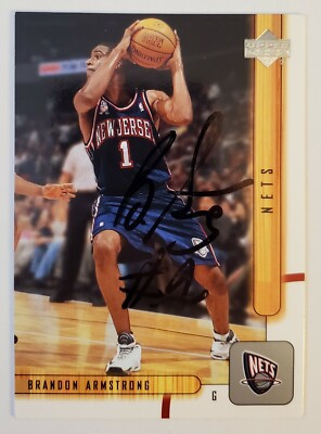 Brandon Armstrong Signed 2002 Upper Deck #333 Card NJ New Jersey Nets ...