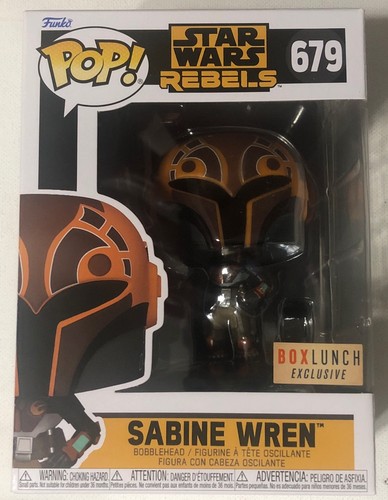 New Funko Pop Star Wars Sabine Wren Bobble-Head Figure #679 *NIB* Box ...