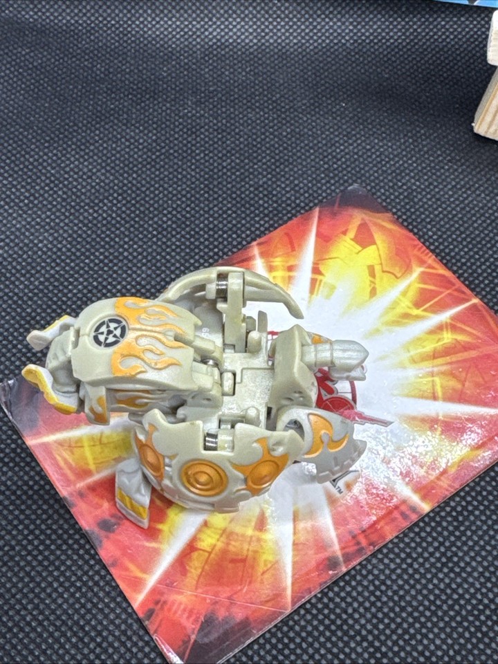 Bakugan Sabator Gray Haos Gundalian Invaders DNA 650G RARE SUN DAMAGED ...