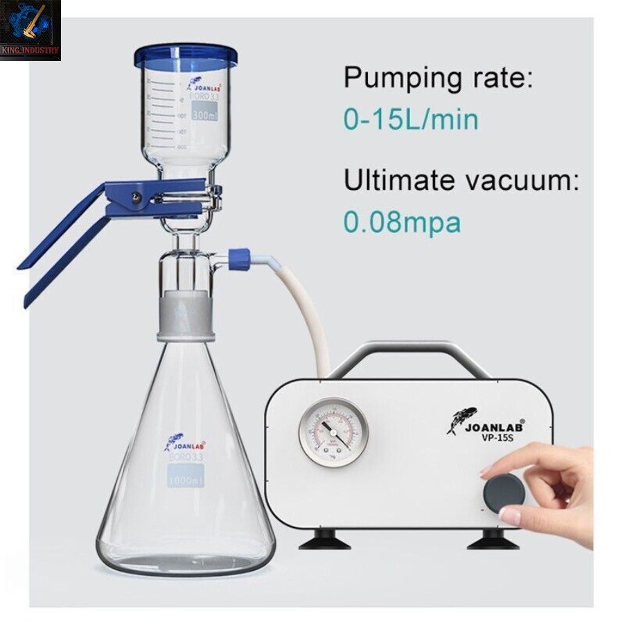 AAdjustable Mini Oil-free Diaphragm Vacuum Pump Portable Lab Filter ...