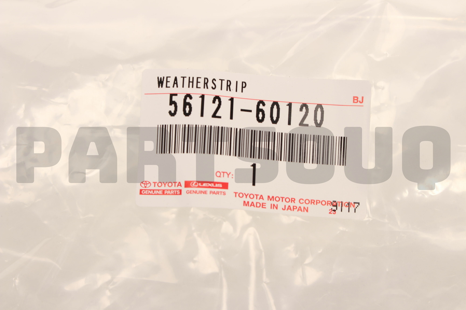 5612160120 Genuine Toyota WEATHERSTRIP, WINDSHIELD 56121-60120 | eBay