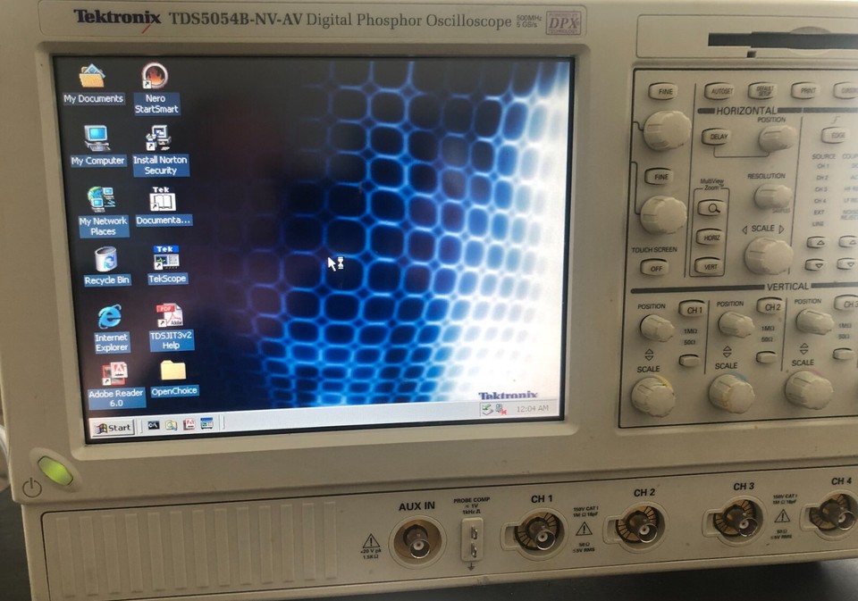 Tektronix TDS5054B-NV-AV Digital Phosphor Oscilloscope 500MHz 5 GS/s | eBay