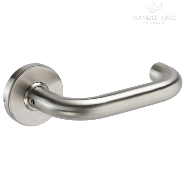 Disabled Door Handles with Return to Door Levers on Rose - Grade 3 | eBay