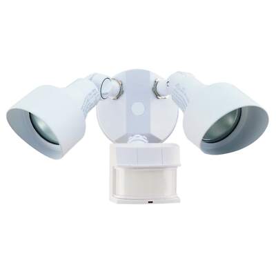 Heath Zenith 2 Light 200 Watt Quartz Halogen Security Flood Light ...