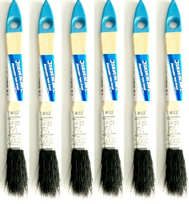 12MM SLIM NARROW DISPOSABLE PAINT BRUSHES PAINTING BRUSH CHEAP TOUCH UP ...