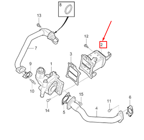 VOLVO V70 III BW MK3 EGR COOLER 36011509 ORIGINAL for sale online | eBay