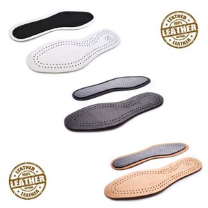 Leather Shoe Insoles Active Carbon Real Inner Sole Boots All Size ...
