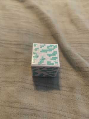Minecraft Small White Blue Ore Cube Replacement | eBay