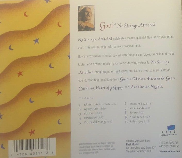NO STRINGS ATTACHED - GOVI, CD, REAL MUSIC, 1999 46286081128| eBay
