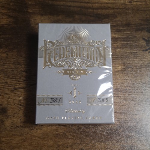 Redemption Stories Vol.1 Red Royal Silk Gold/Gold Playing Cards Oath ...