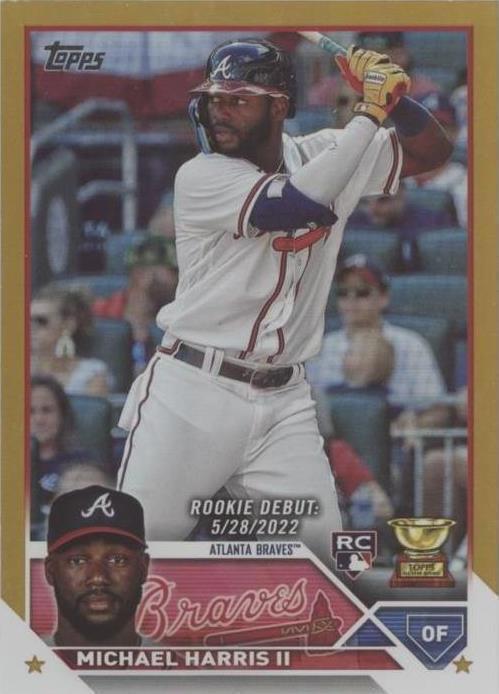 2023 Topps Update Series - Rookie Debut Michael Harris II #US225 Gold ...