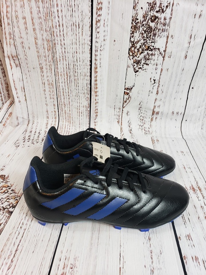 Adidas Kids Bolero VII FG J FV2894 Lace Up Black Blue Soccer Cleats ...