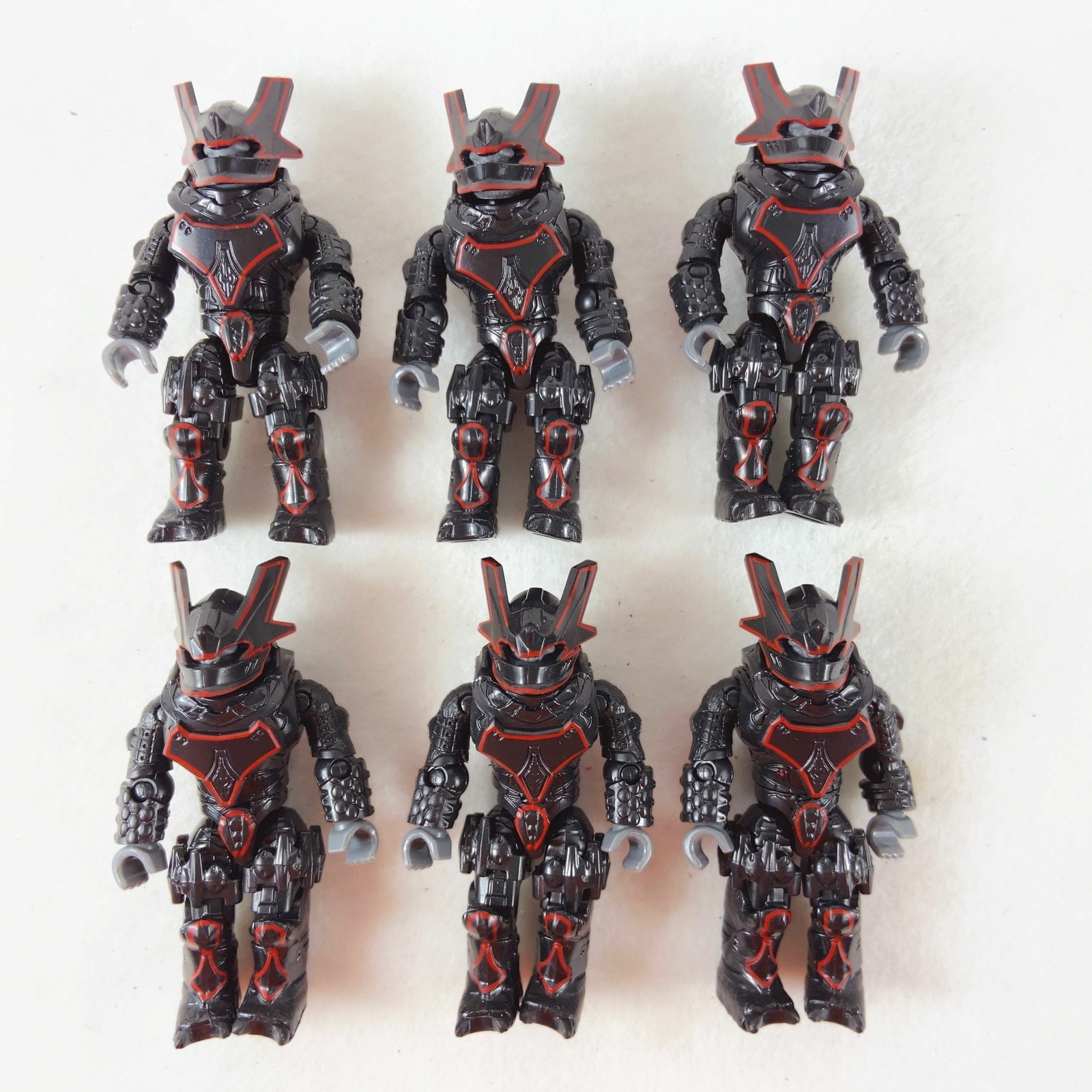 Lot of 6pcs Mega Construx HALO Black Brute Captain from ODST Squad ...
