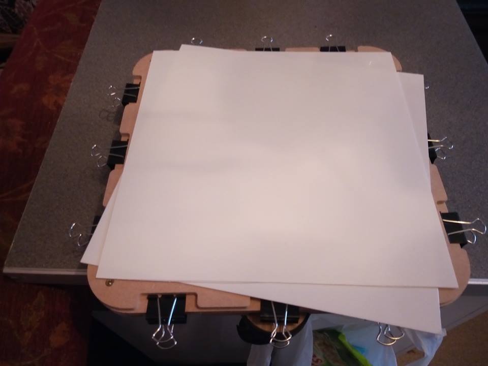 Vacuum forming kit for 230mm x 230mm plastic sheet 200mm x 200mm ...