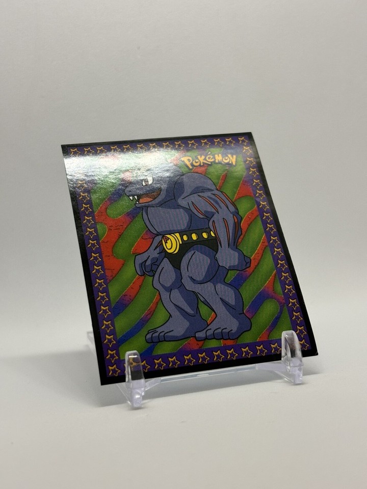 Machop, Machoke & Machamp 90’s Pokémon TCG Sticker Lot 75, 76 & 77 ...