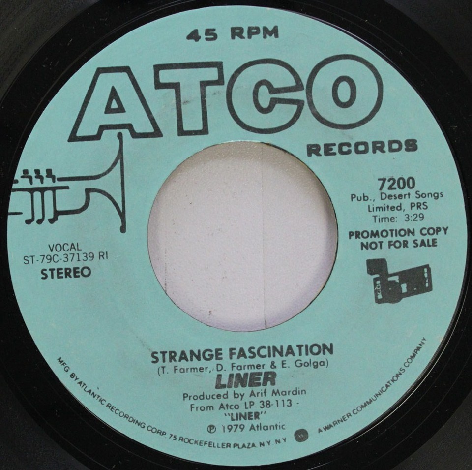 Country Promo 45 Liner - Strange Fascination / Strange Fascination On ...